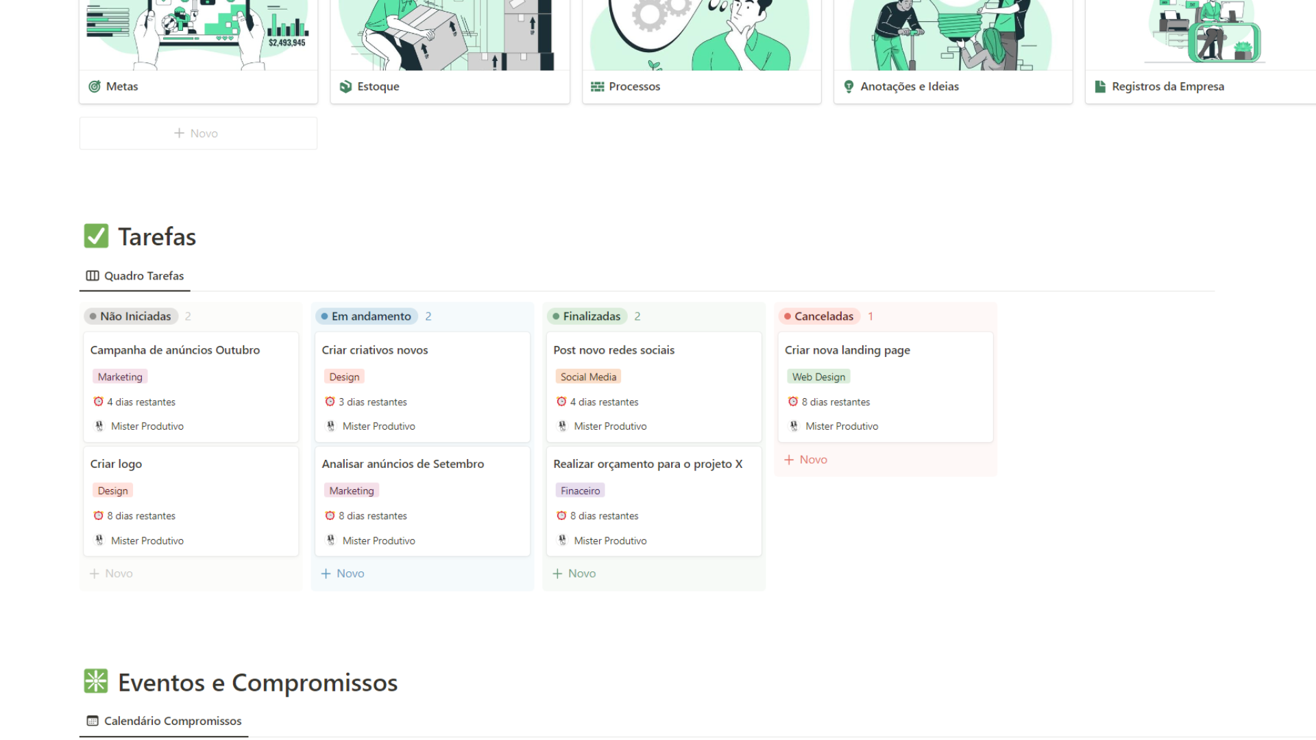 Enterprise Pro - Template Notion para Empresas